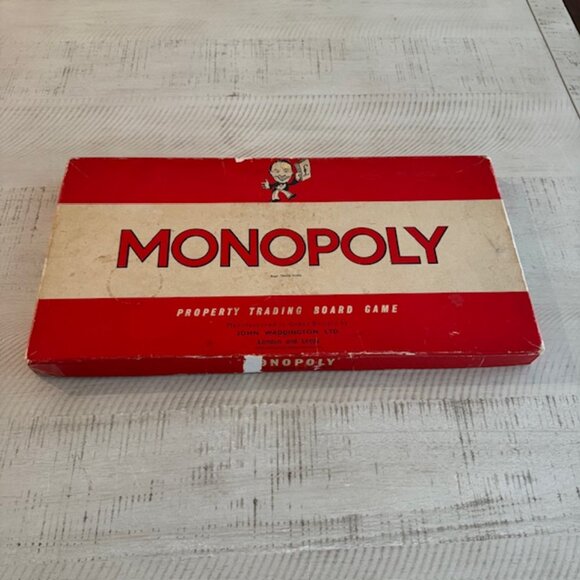 Waddingtons | Games | Rare Vintage 961 John Waddington Ltd Monopoly Property Trading Board Game ...